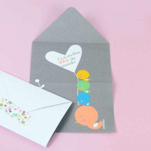 Cartão para o Dia da Mãe - Pumpkin.pt