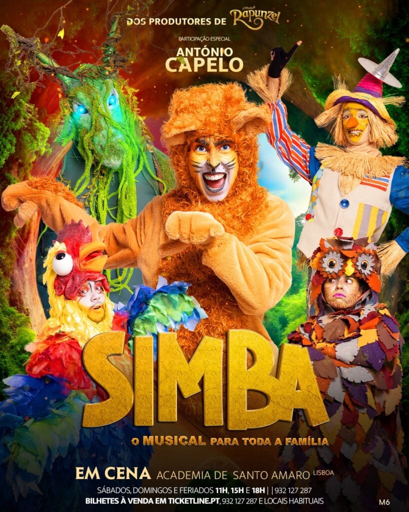 Peça de Teatro Simba: o Musical em Lisboa - Pumpkin.pt