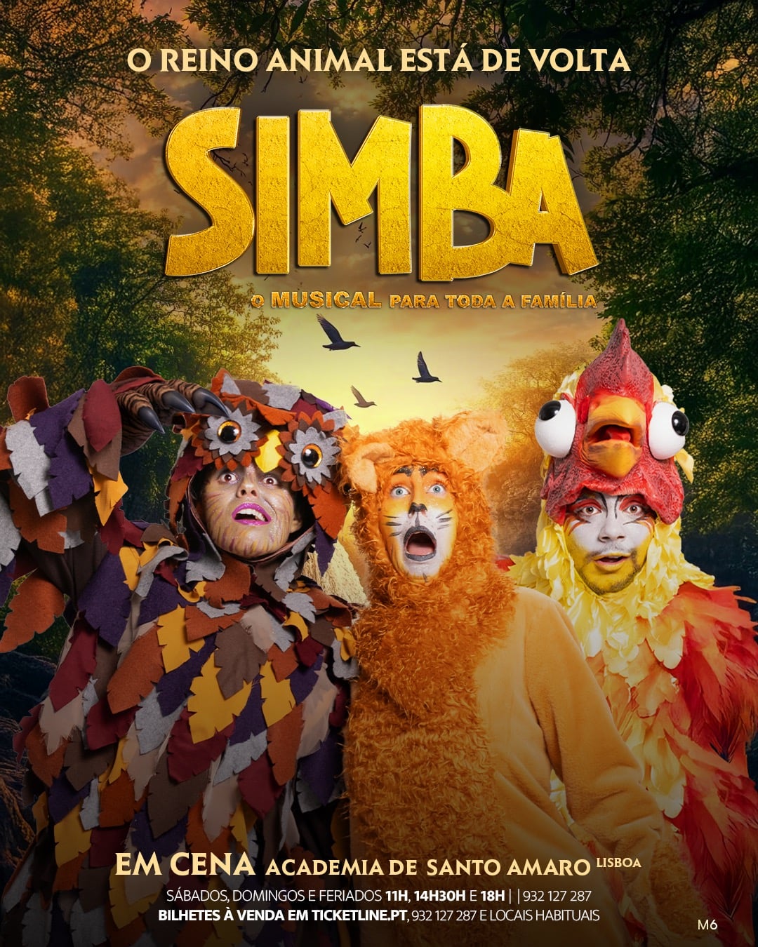 Peça de Teatro Simba: o Musical em Lisboa - Pumpkin.pt