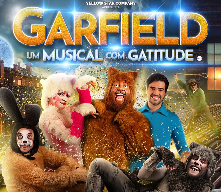 "Garfield um Musical com Gatitude" em Faro e no Porto - Pumpkin.pt