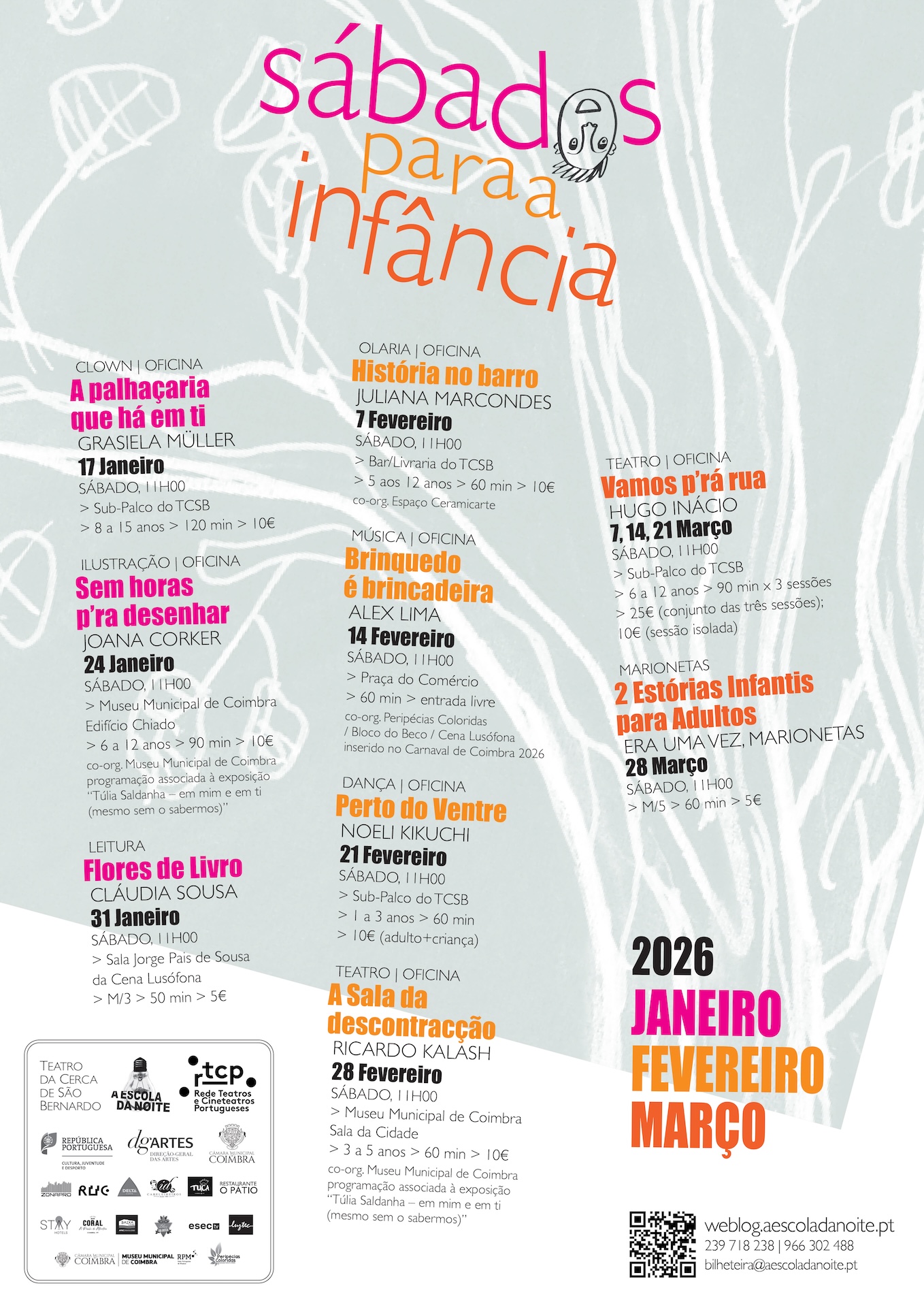 Sábados para a Infância em Coimbra - Pumpkin.pt